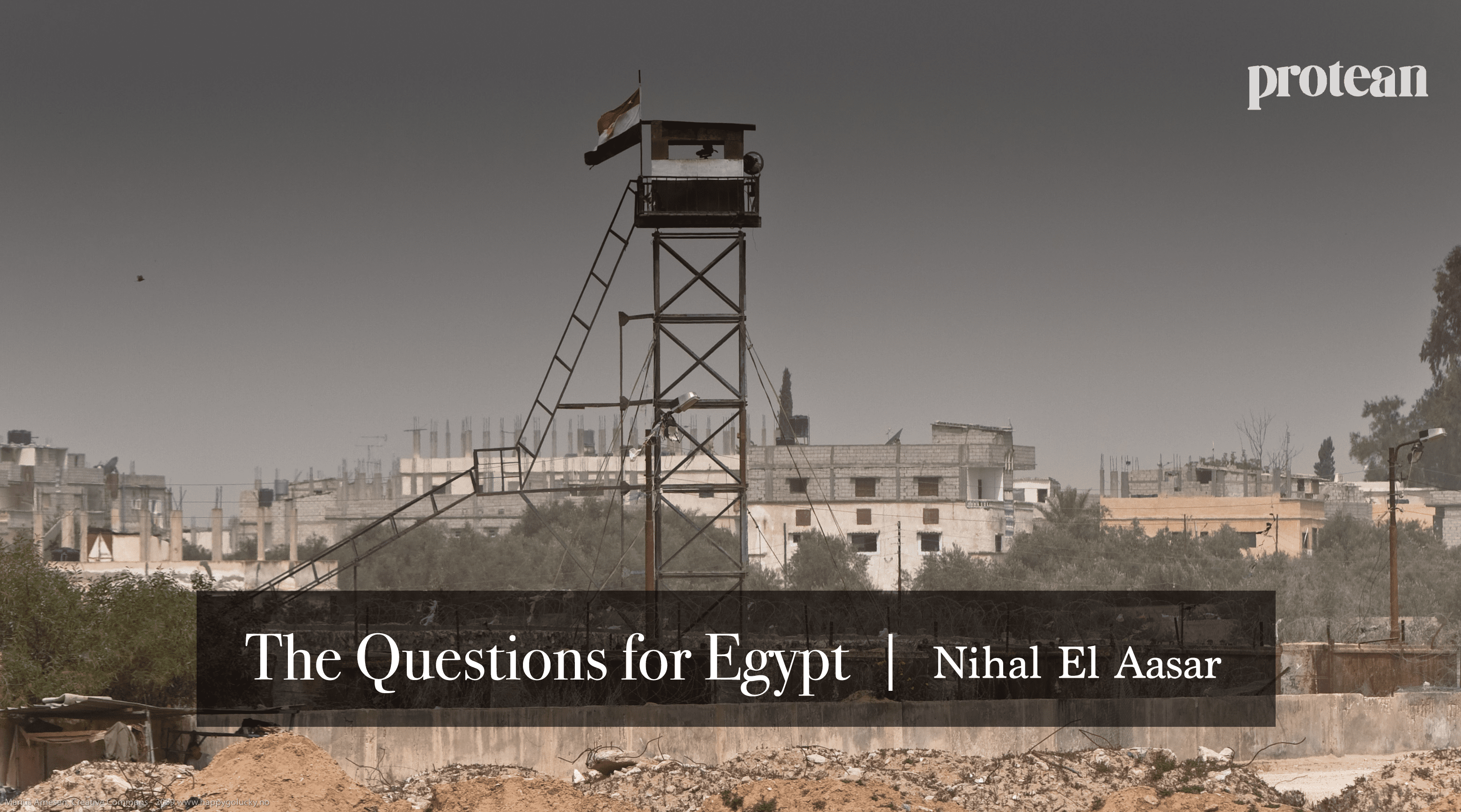 The Questions for Egypt • Protean Magazine